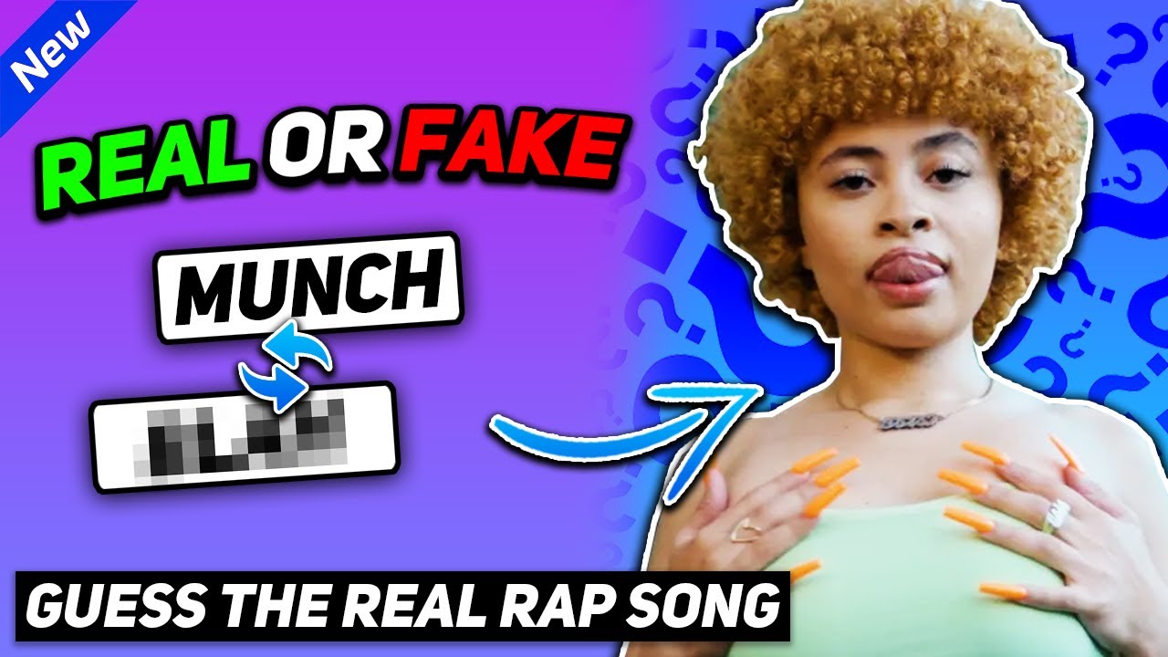 GUESS THE REAL RAP SONG CHALLENGE! (HARD) - YouTube