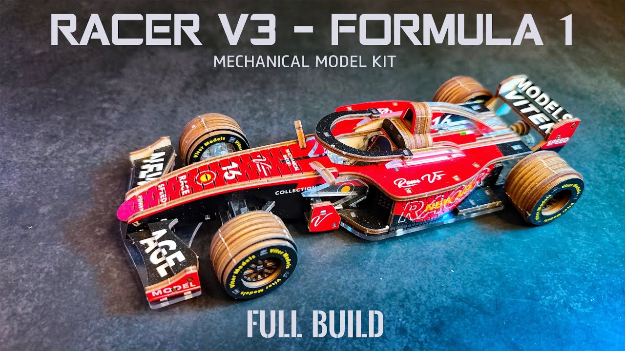 Building Racer V3 - Formula 1 Model | Viter Models Model Kit | Speed ...