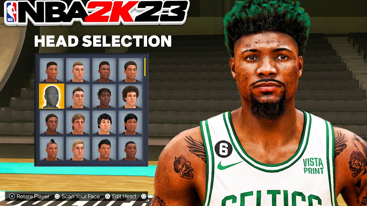 NBA 2K23 Marcus Smart Face Creation! Best Face Creation 2K23 - YouTube