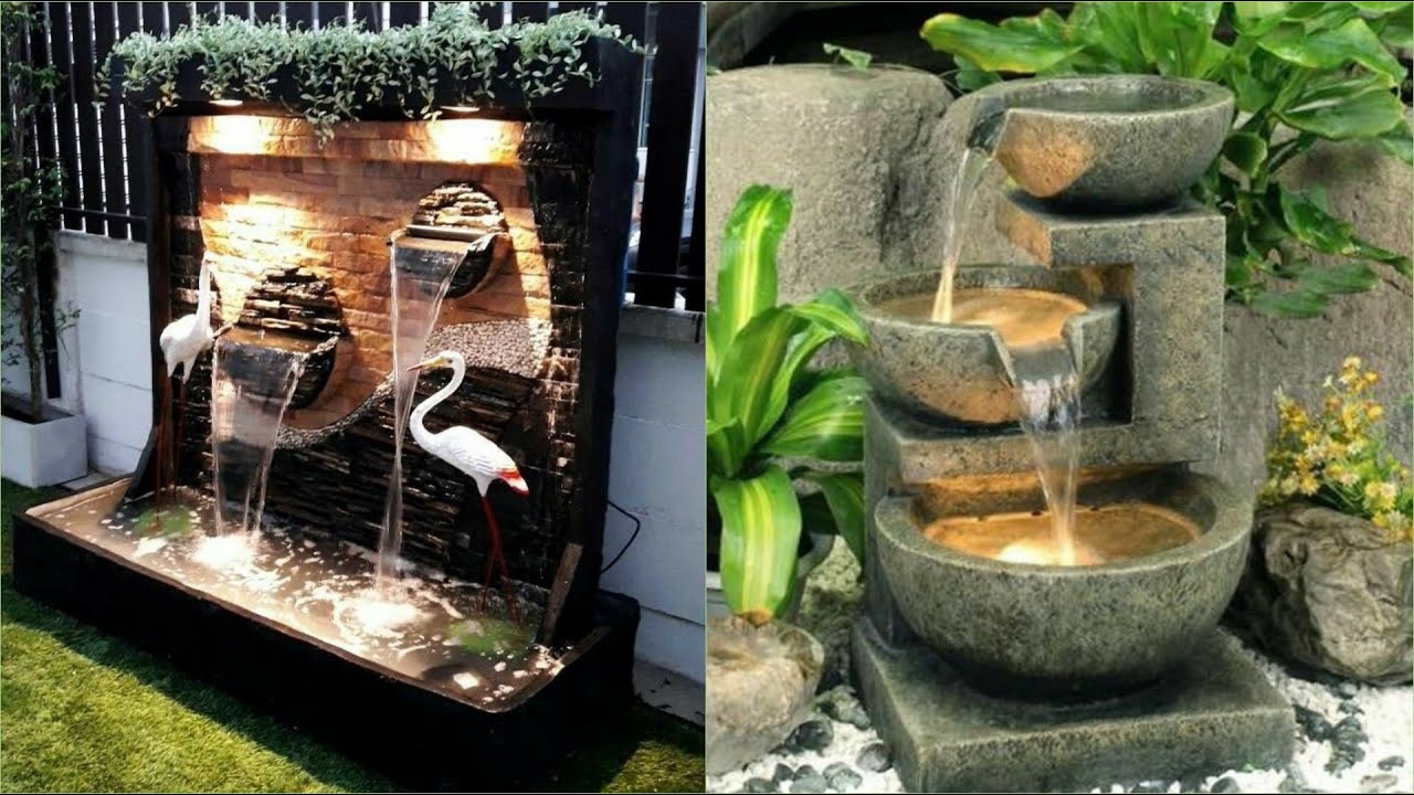 Best Backyard Waterfall Design & Ideas | Modern Waterfall Design for ...