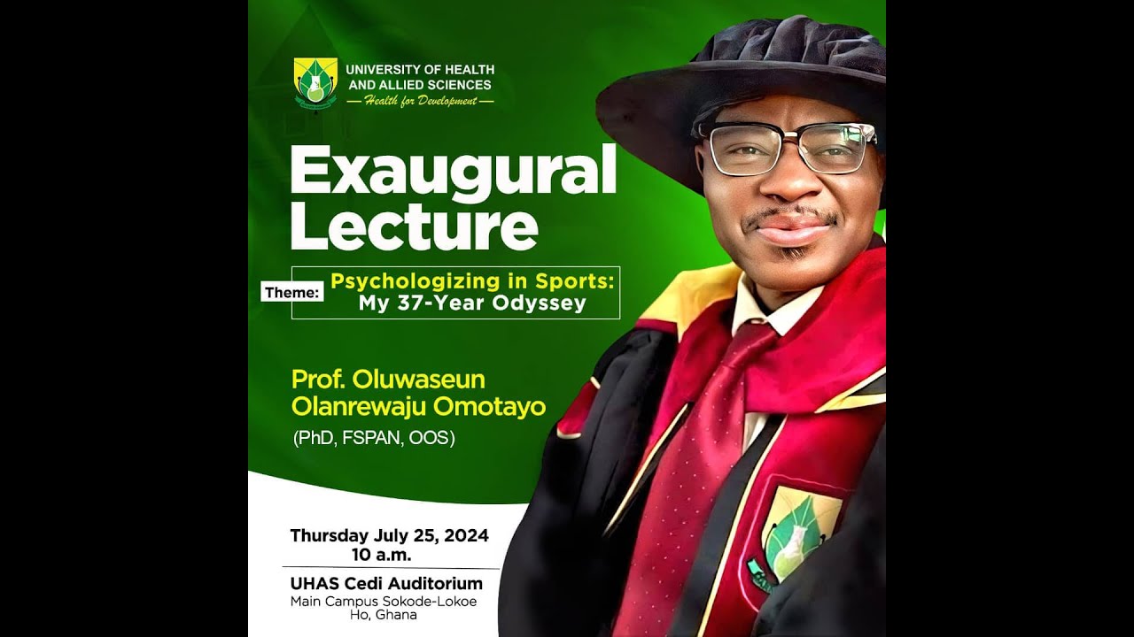 Professor Oluwaseum Olanrewaju Omotayo Exaugural Lecture - YouTube