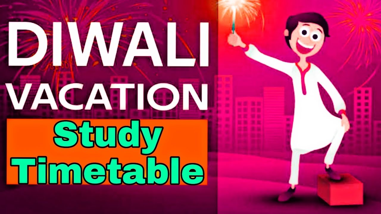 Diwali study timetable | festival timetable | hamari kaksha - YouTube