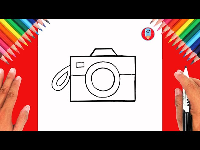 Dessin De Caméra Simple Dessin Animé Graphique De Conception Simple