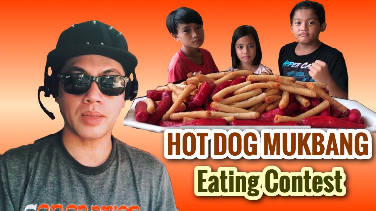 HOT DOG MUKBANG Eating Contest - YouTube
