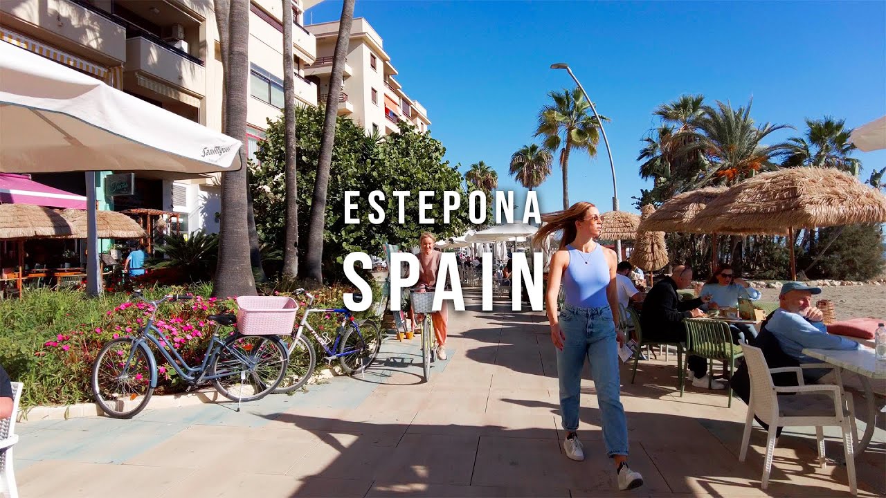 Estepona Spain 🇪🇸 Promenade Walking Tour | Top Spots of Costa del Sol ...