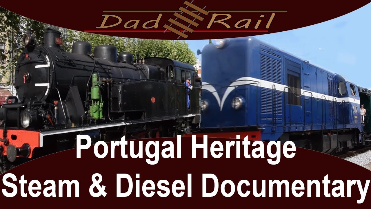 Steam & Diesel Heritage Trains in Portugal. Douro Valley & Vouga line ...