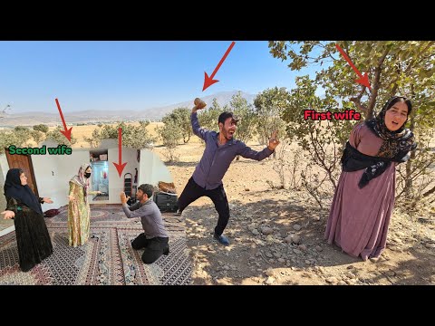 Vahid's happiness over his second wife's decision to return and defend the evil Nasibeh's plot