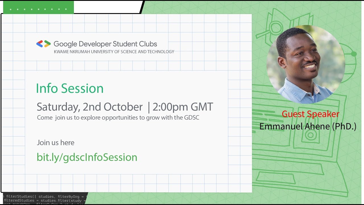 Info Session: Google Developer Student Clubs , KNUST - YouTube