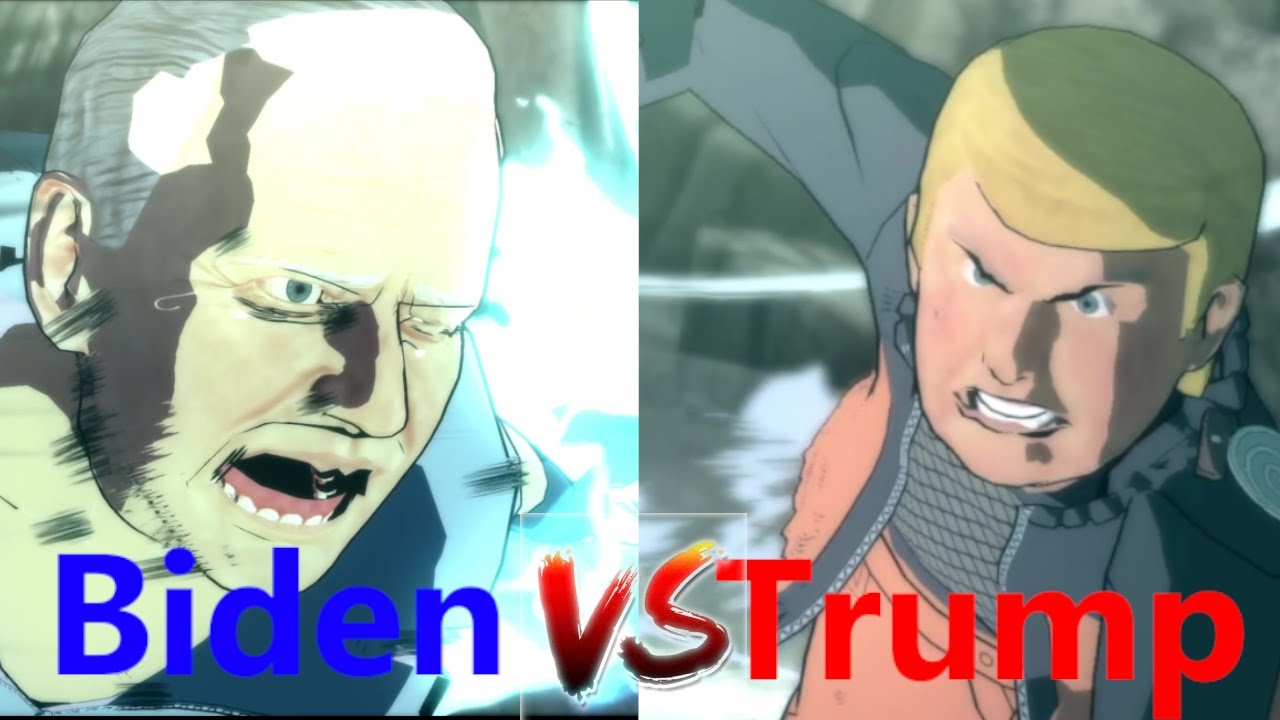 Biden vs Trump Naruto vs Sasuke The Crossoverse Joe Biden Donald Trump ...