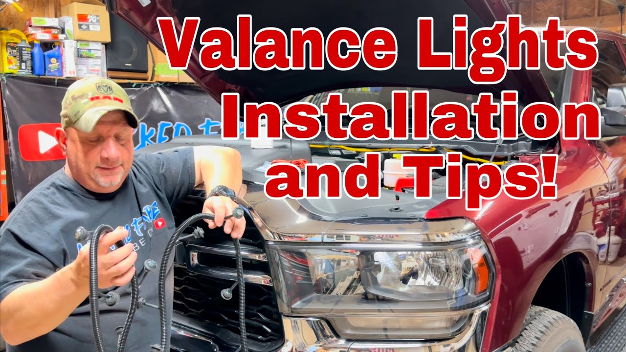 How to Install Valance Lights on Your Truck! - YouTube