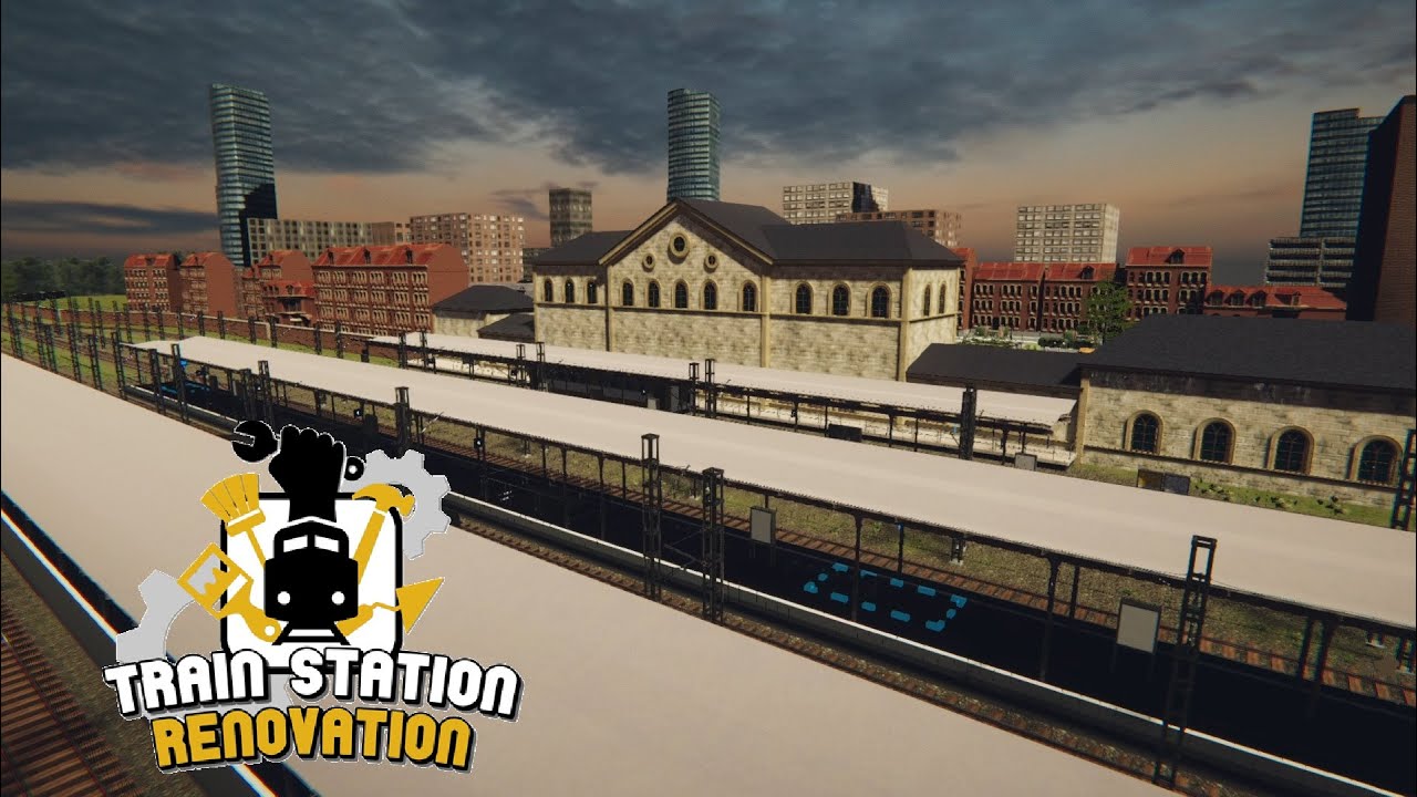 Repairing A Busted Train & Station ~ Train Station Renovation - YouTube