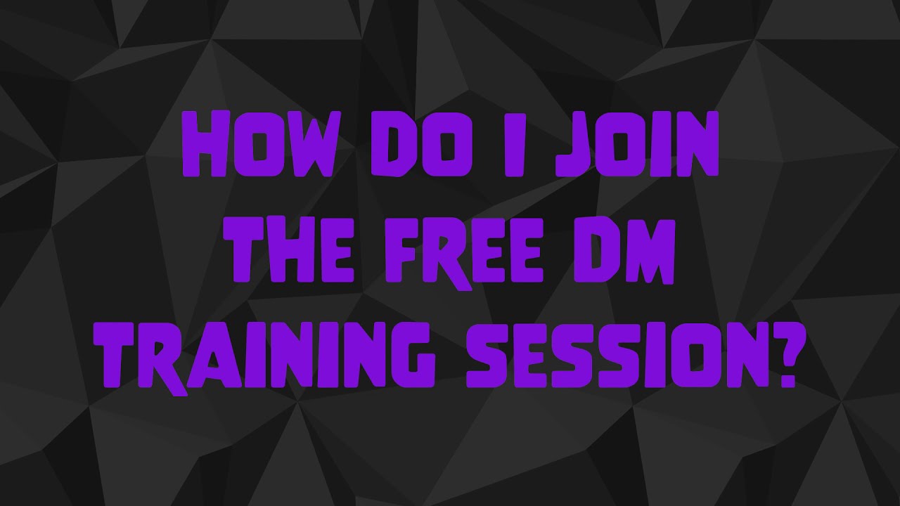 FAQ: How to join the free dungeon master training program - YouTube