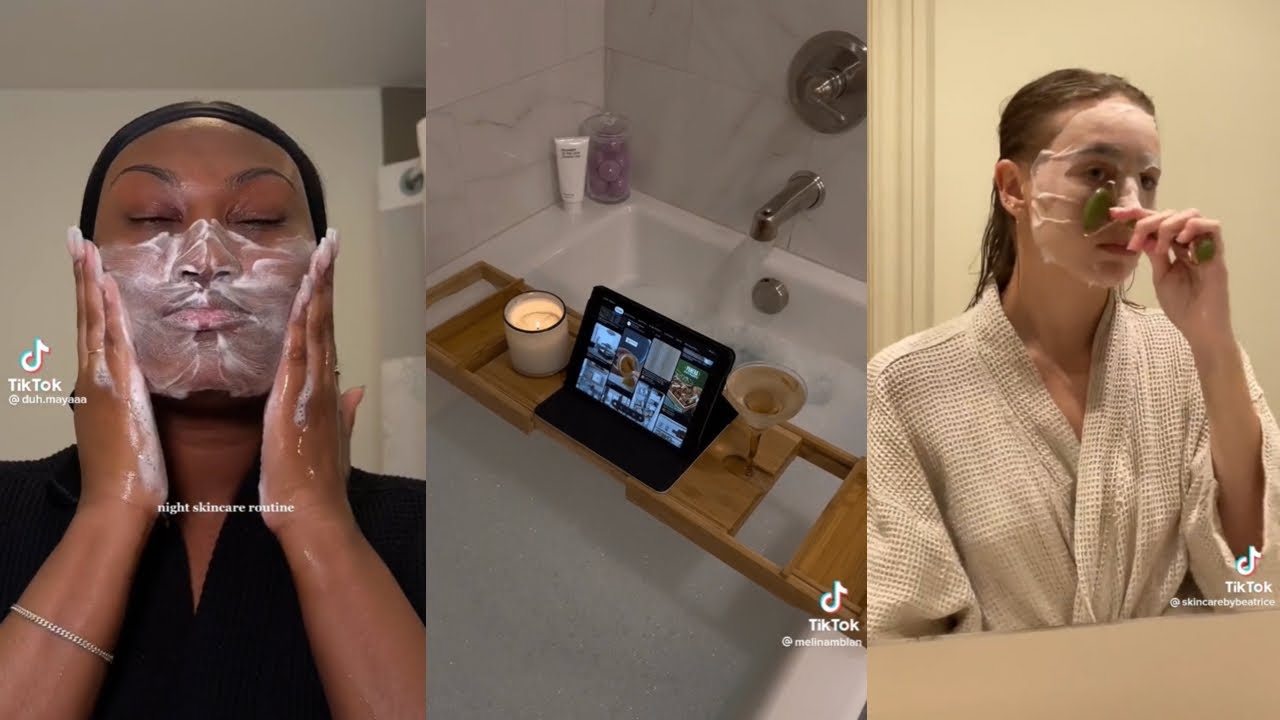 Satisfying self care routines - YouTube