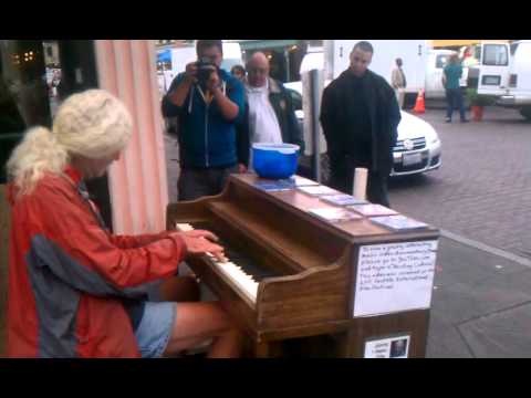 Piano Busking - YouTube