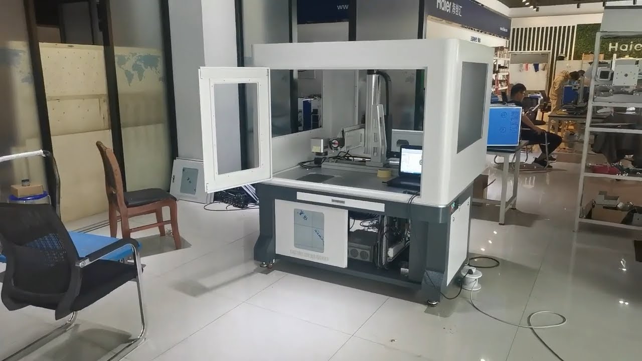 Large Format Industrial Fiber Laser Marking Machine with 900*600mm ...