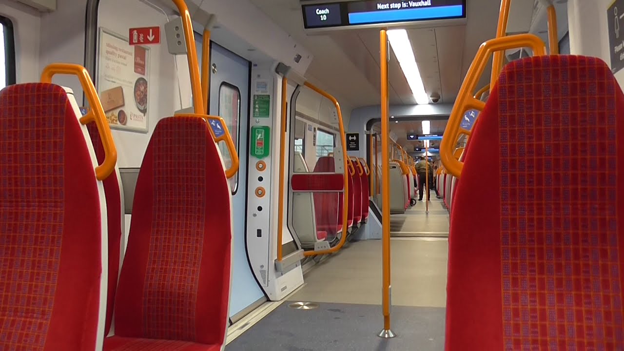 South Western Railway 707012 From Clapham Junction to Vauxhall - YouTube