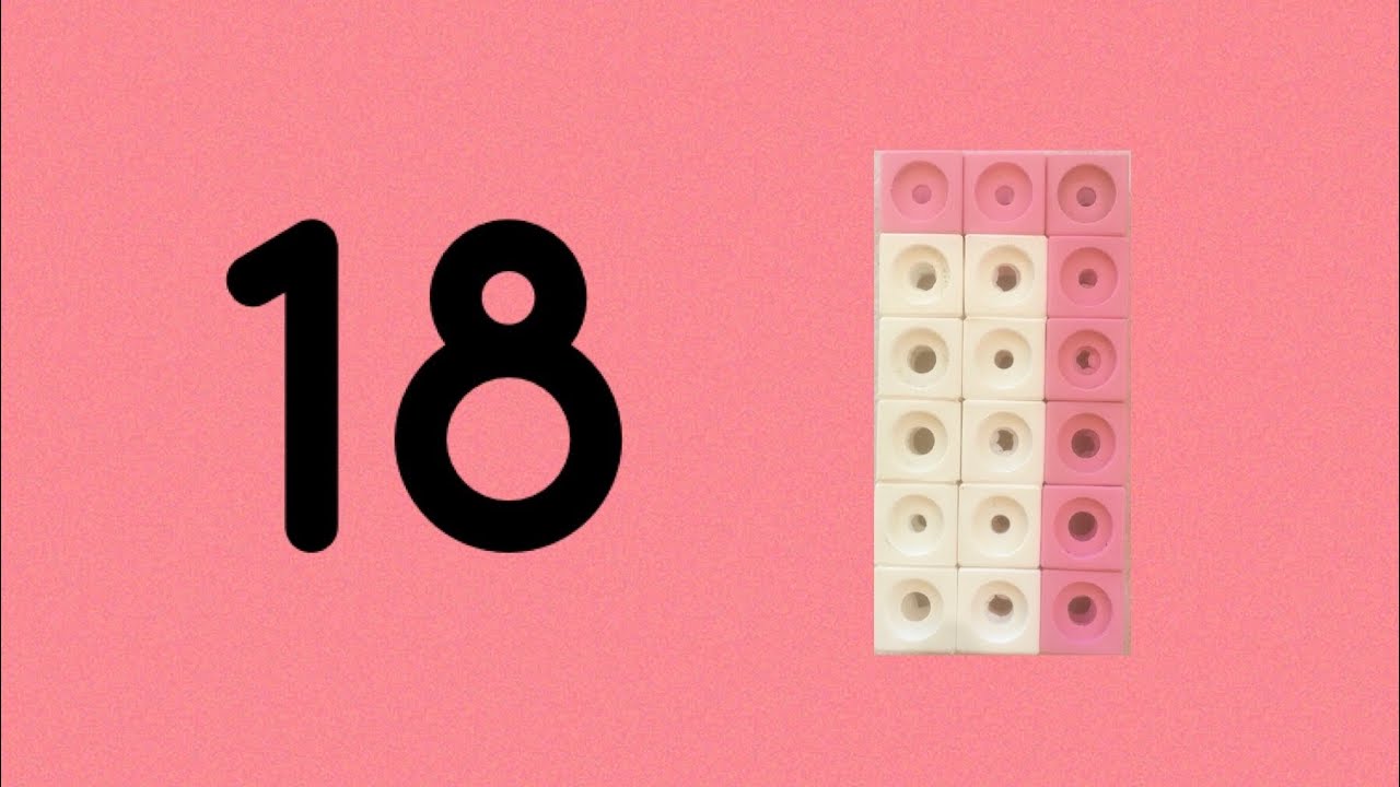 Numberblock 18 (EIGHTEEN) | special details - YouTube