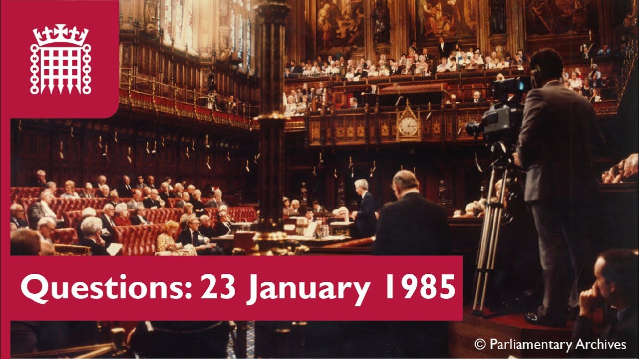 The first regular television broadcast from the Lords: 23 January 1985 ...