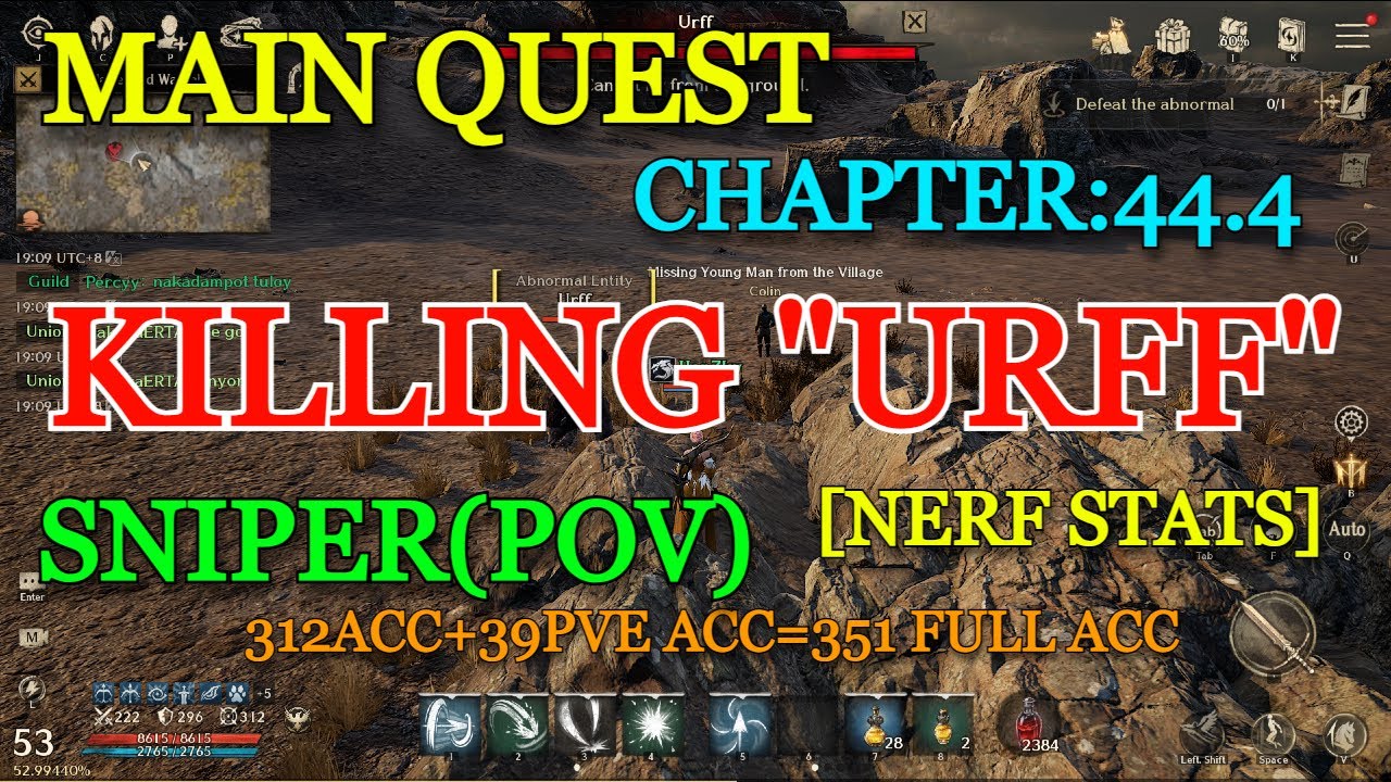NIGHT CROWS: MAIN QUEST CHAPTER:44.4 KILLING "URFF" SNIPER(POV) - YouTube