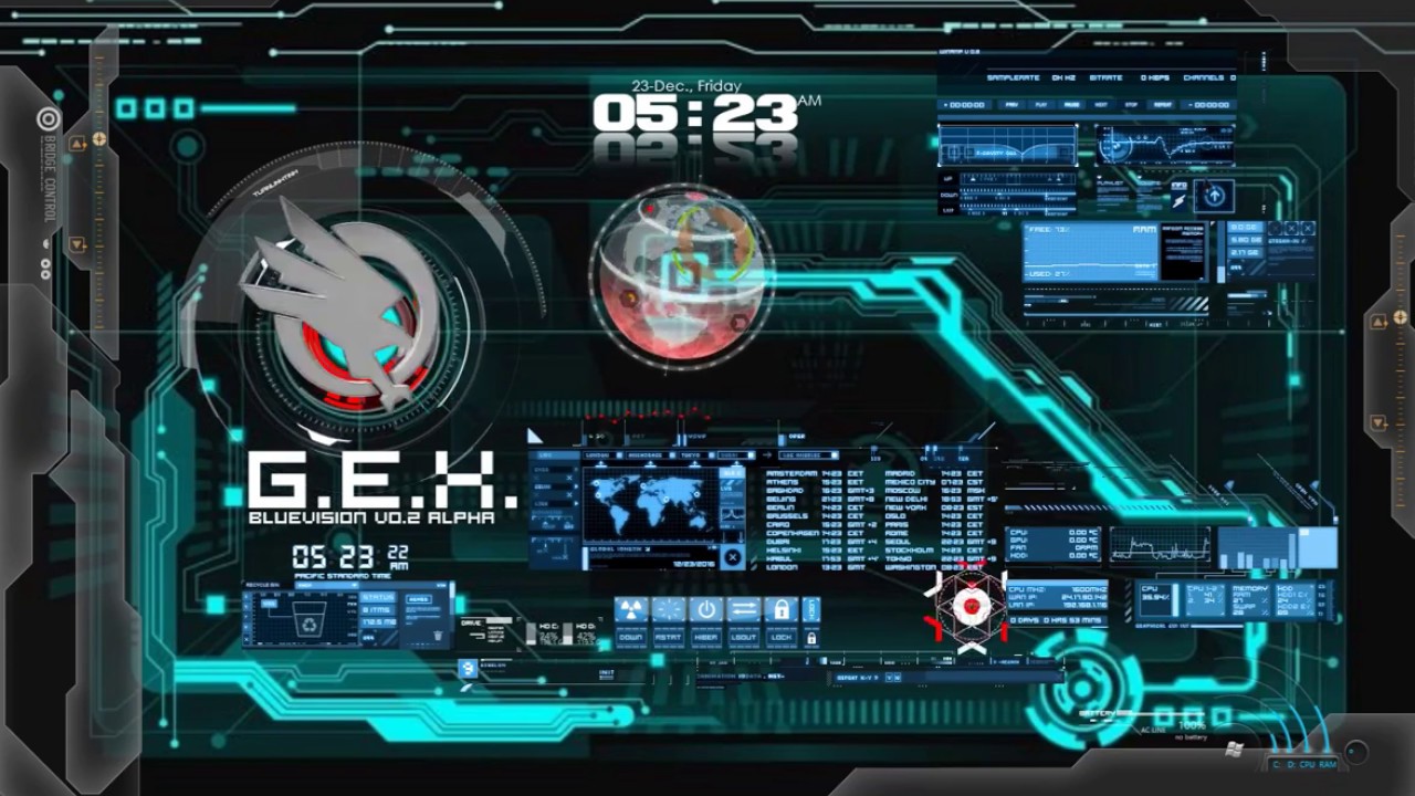 Jarvis computer system active - YouTube