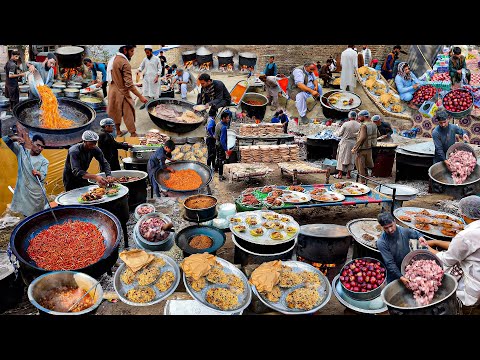 Village Marriage Ceremony in Afghanistan | Mega Kabuil Pulao | Roasted Chicken