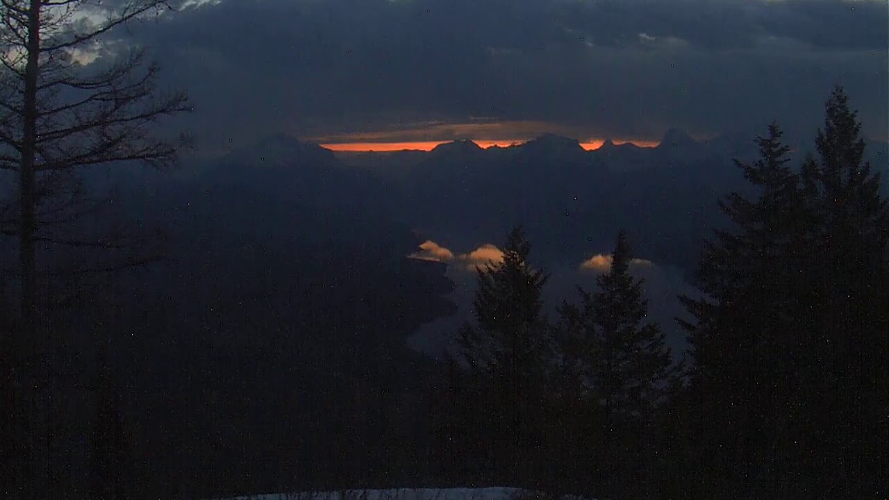 Glacier National Park, Apgar Mountain Lookout, May 2020 Time Lapse ...