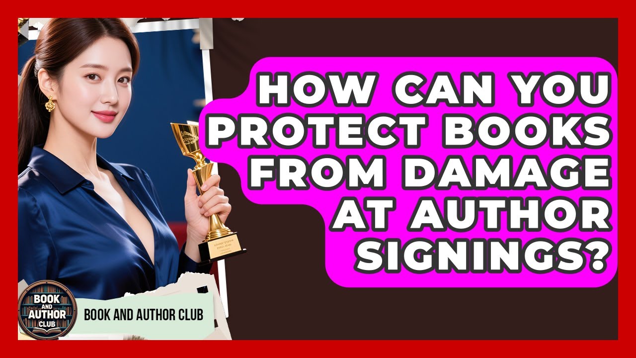 How Can You Protect Books From Damage At Author Signings? - Book and ...
