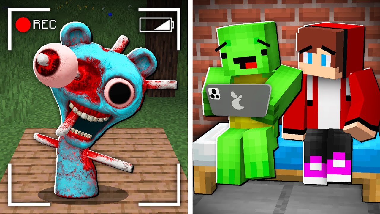 Why Scary Sprunky Spooky Wanted by Mikey and JJ in Minecraft ? - Maizen ...