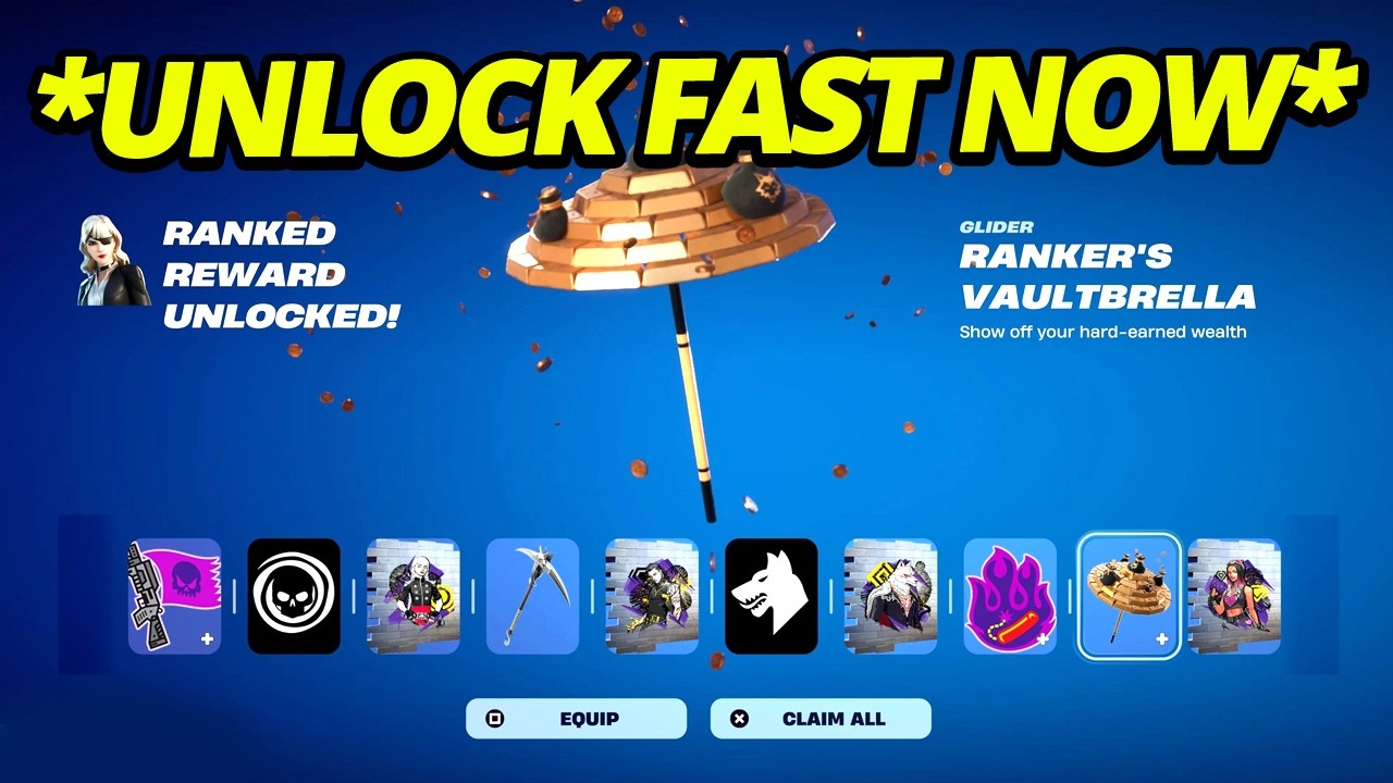 How to UNLOCK ALL Ranked Rewards IN ONE MATCH!! (Fortnite) - YouTube
