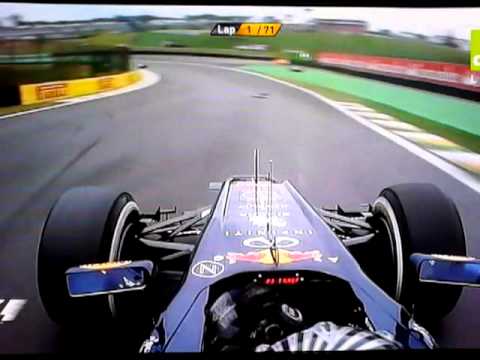 F1 2012 brazilian gp race start - YouTube