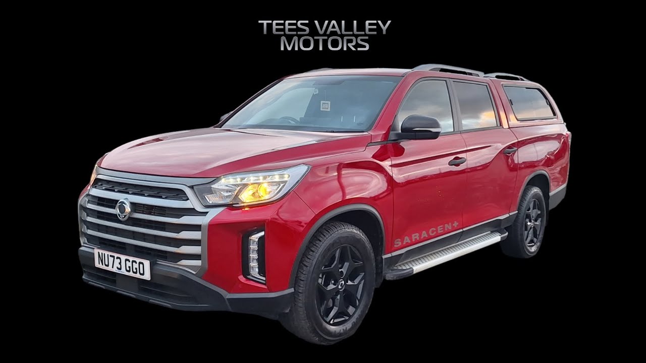 SsangYong Musso - 2.2D Saracen Plus Double Cab Pickup Auto 4WD LWB Euro ...