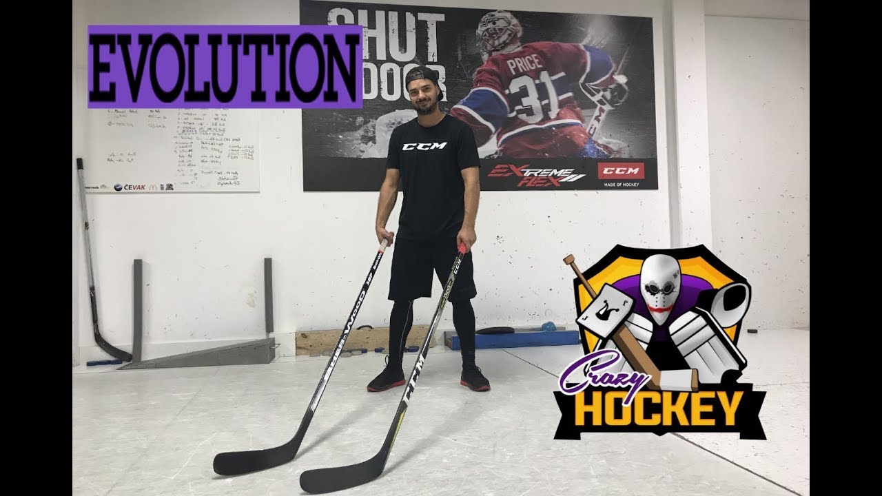Crazy Hockey Show #03 - Evolution - rozdíl mezi dřevěnou a kompozitovou ...
