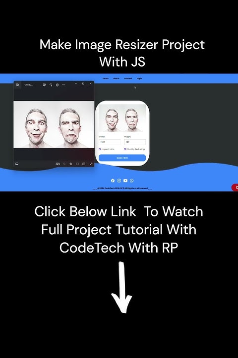 Make Image Resizer And Compression Project With Javascript Coder Html Css Javascript Code
