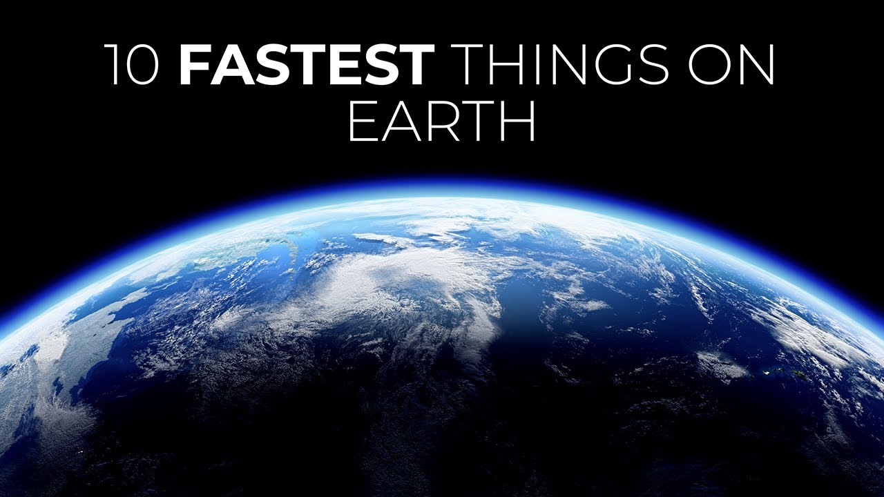 10 Fastest Things on Earth.. - YouTube