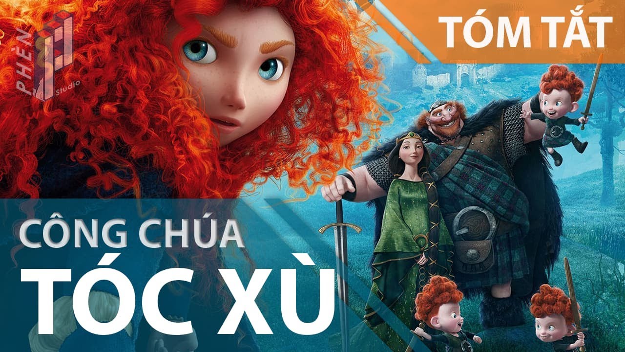 Công chúa tóc xù | Disney | Tóm tắt phim | Brave | Review phim | Phèn ...