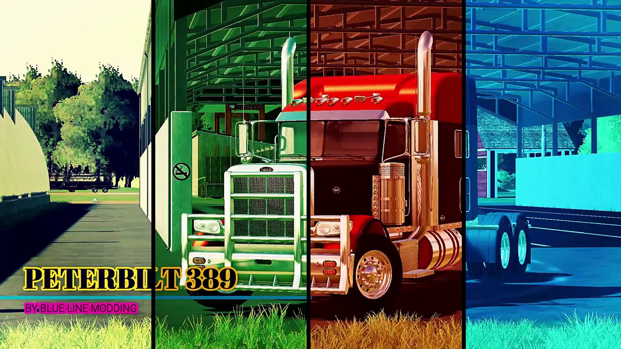 Farming Simulator 19 - Mod Showcase - Peterbilt 389 - YouTube