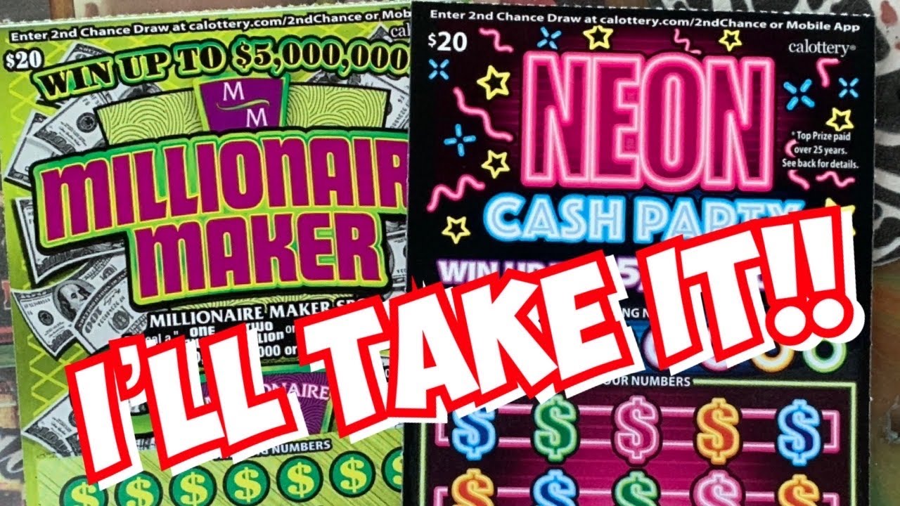 💥🚀 MILLIONAIRE MAKER 💥🚀 NEON CASH PARTY 💥🚀 #calotteryscratchers - YouTube