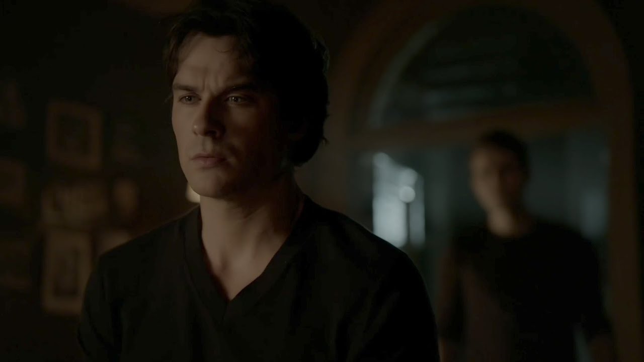 The Vampire Diaries 7x11 scene HD: Damon tries to confess to Stefan (🎵 ...