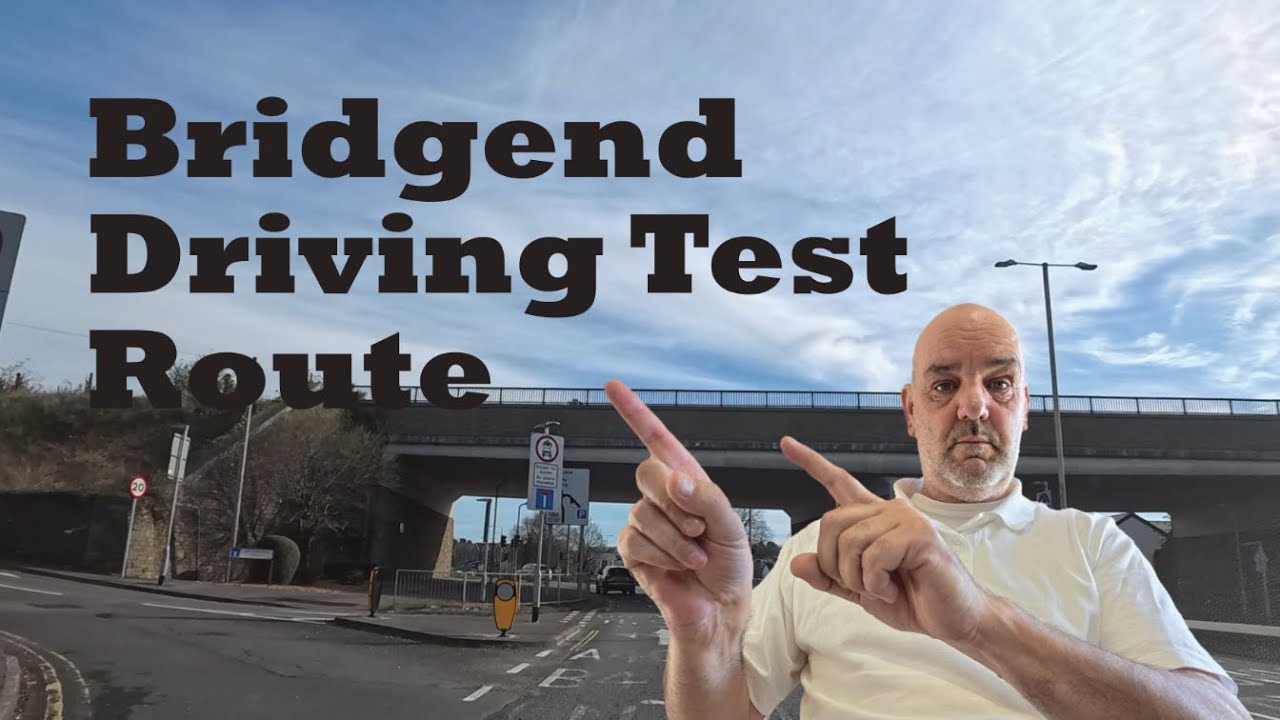 Bridgend driving test route with full commentary🔊 - YouTube