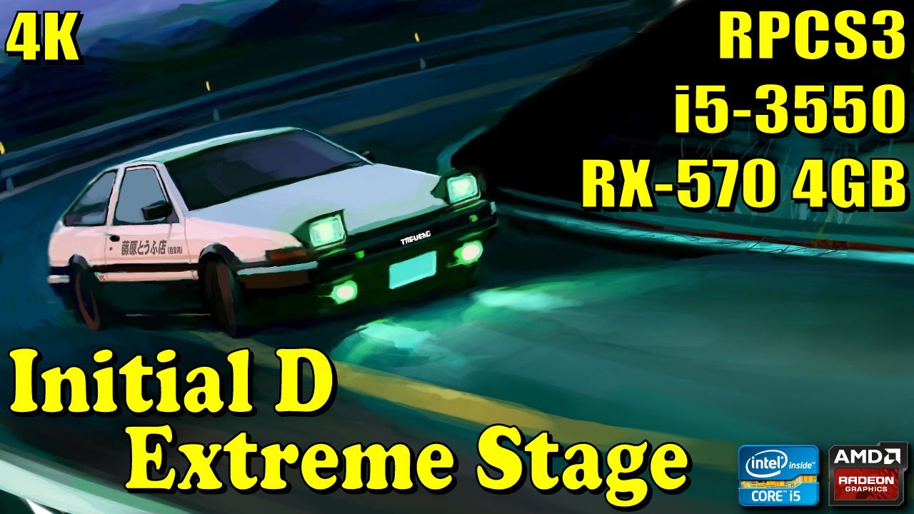 Initial D Extreme Stage - RPCS3 [PS3 Emulator] - Core i5 3550 - RX 570 ...