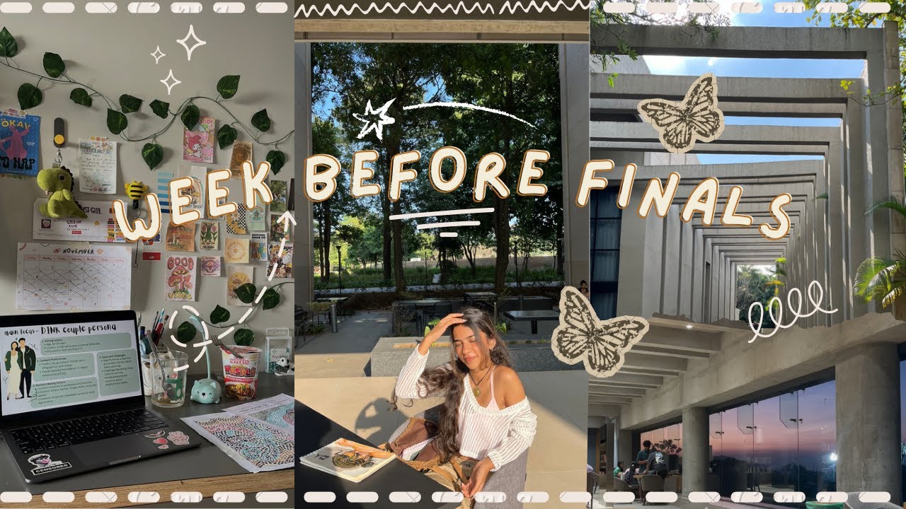 week before finals💞|| stressful week in my life⏰, ft. procrastinating ...