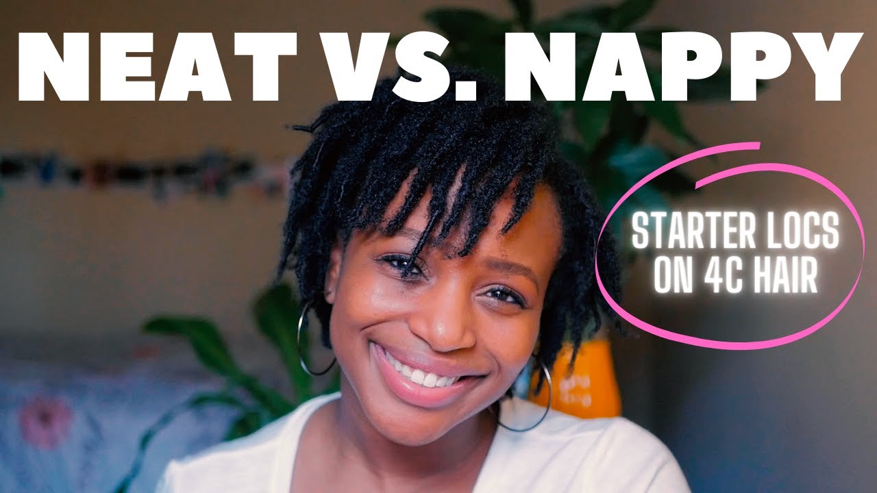 Neat Locs vs. Nappy Locs (Two Strand Twist Starter Locs on 4C Hair ...