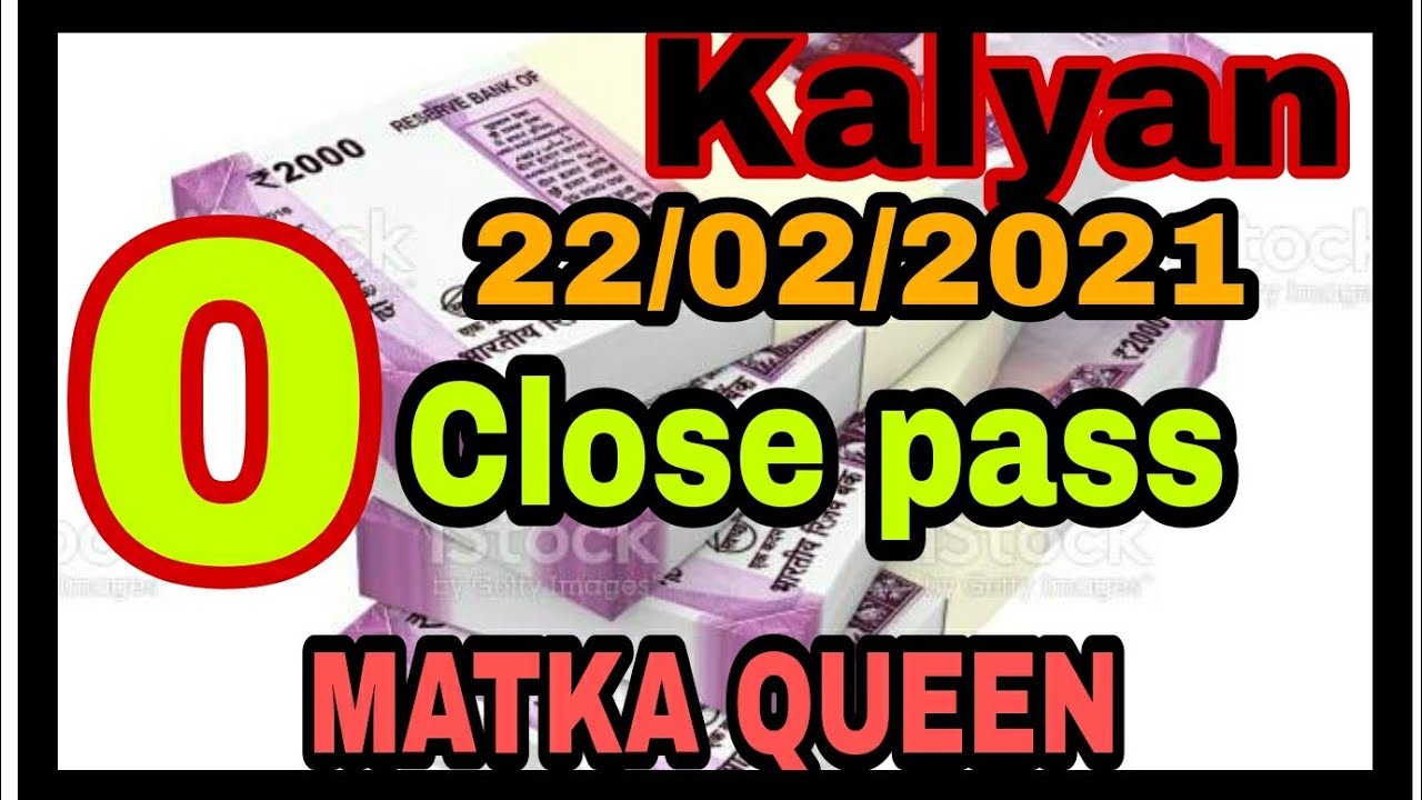 kalyan 22/02/2021 matka queen 3 tuch jodi pass karne wala line trick ...