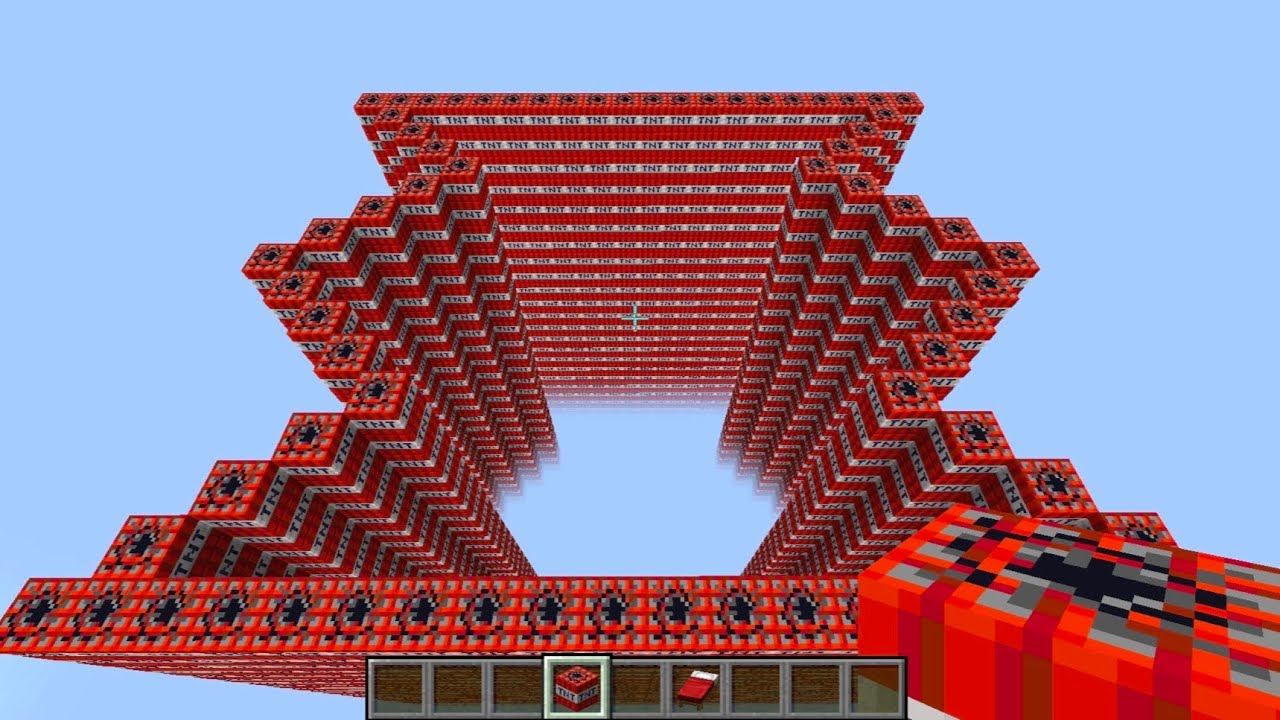 Minecraft Build TNT Tower - YouTube