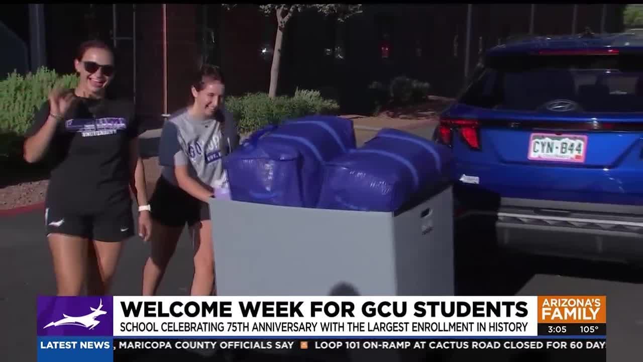 Welcome Week begins for GCU students in Phoenix - YouTube