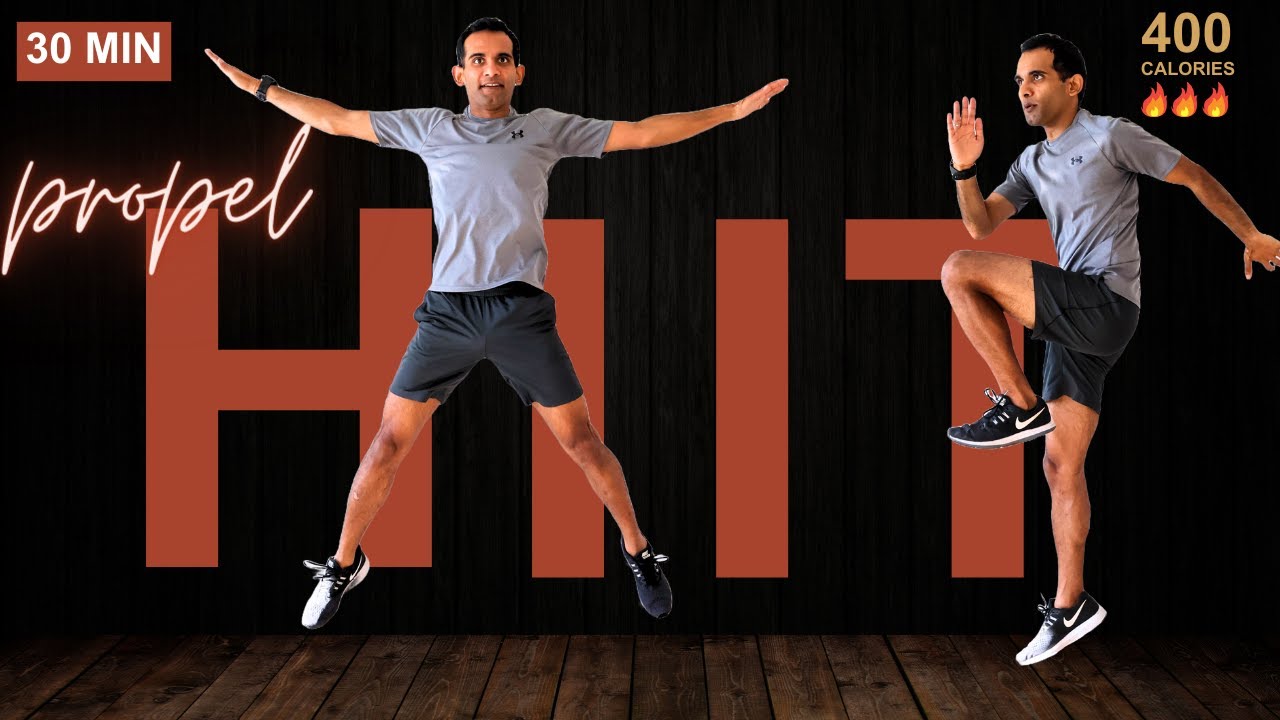 30 MIN Full Body Sweaty HIIT Workout | No Repeat, Fat Loss, PROPEL ...
