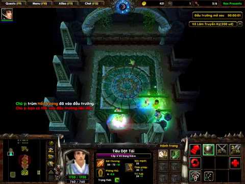 Warcraft 3 - Map "Võ lâm truyền kỳ AI" - YouTube