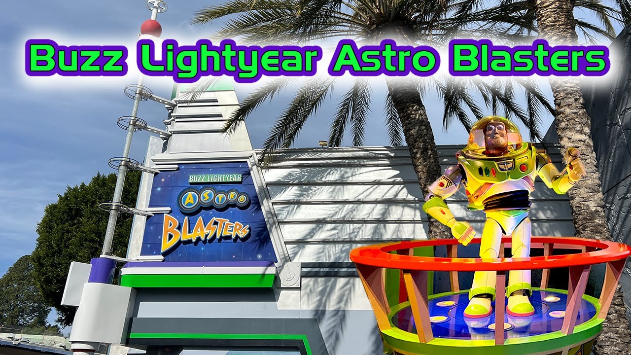 🚀 Riding Buzz Lightyear Astro Blasters at Disneyland! 👨‍🚀 - YouTube