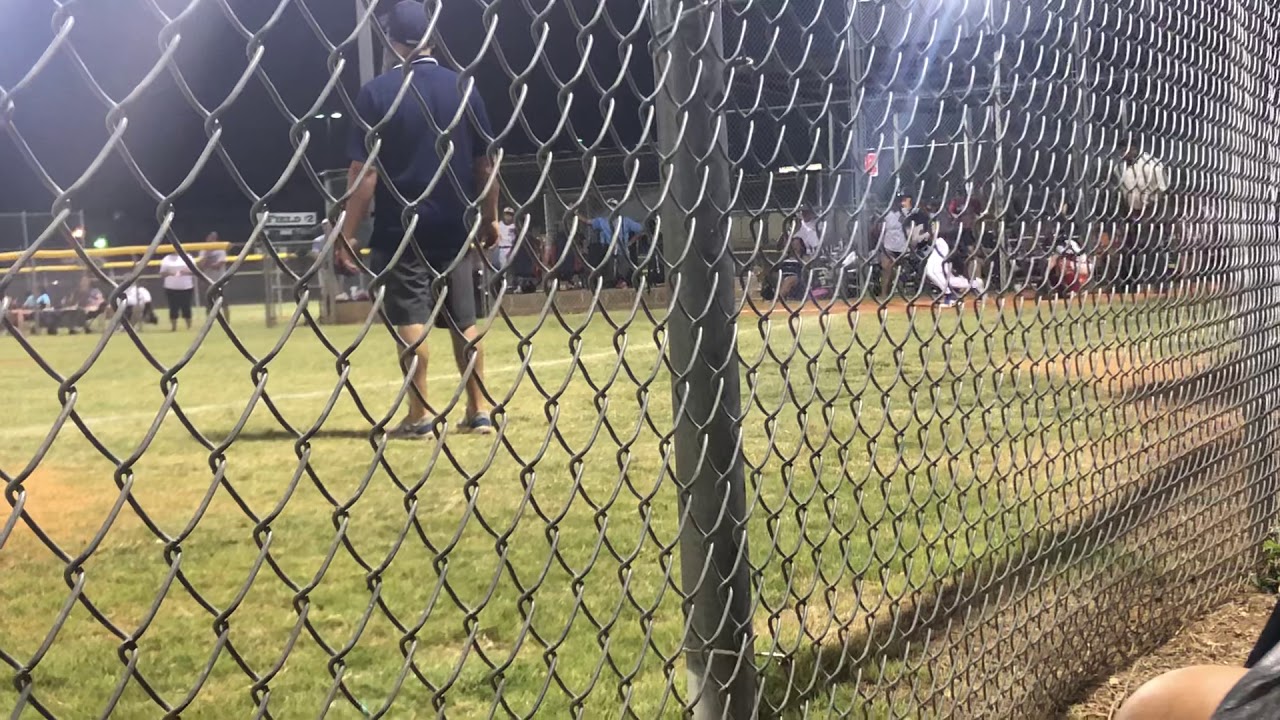 Landyn Craft bombs a double during the Louisiana All-Stars 9u state ...