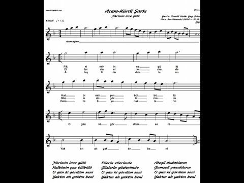 Fikrimin İnce Gülü (Çok yavaş, ders videosu)